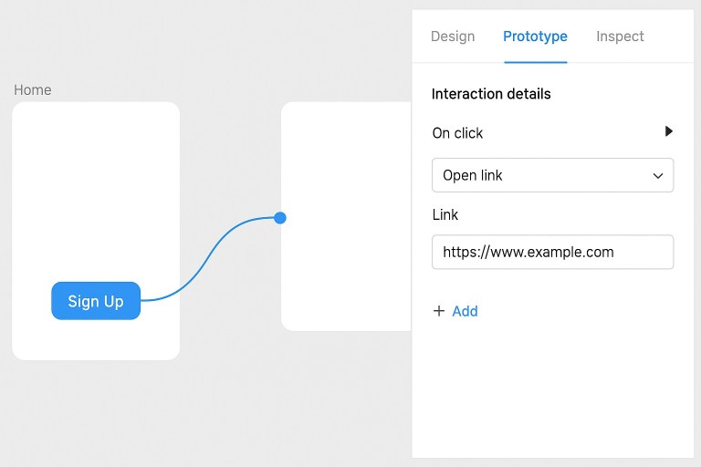 How to Add a Link to a Button in Figma – Designilo