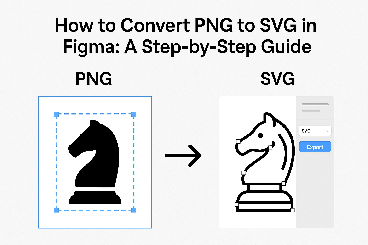 How to Convert PNG to SVG in Figma – Designilo