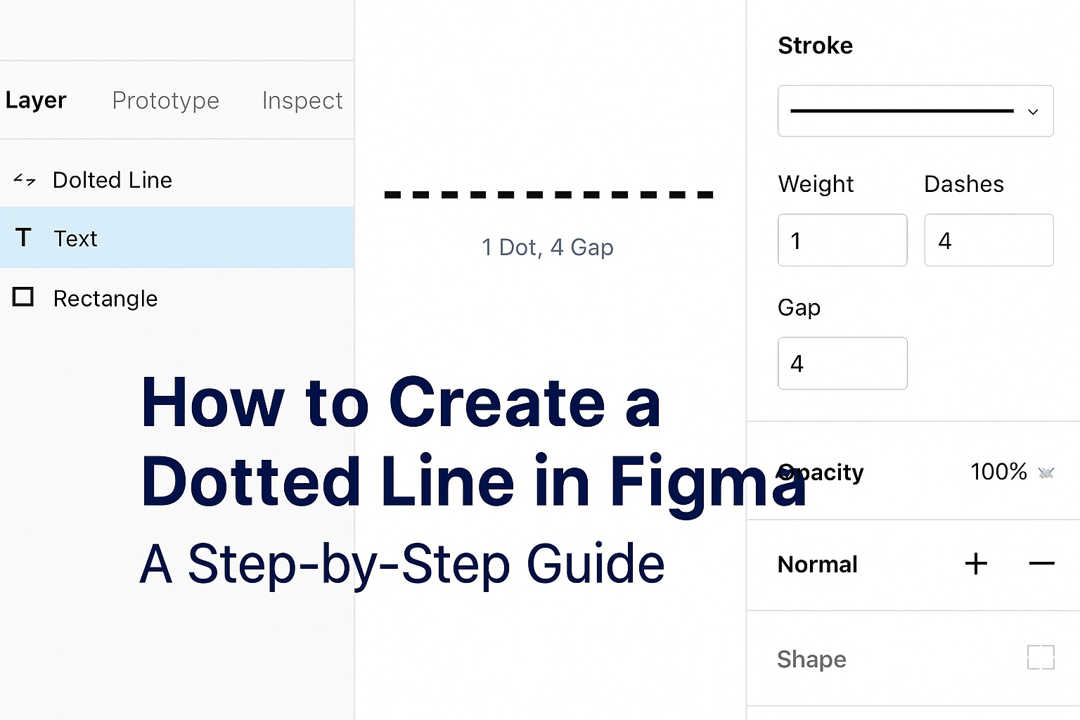 How to Create a Dotted Line in Figma – Designilo