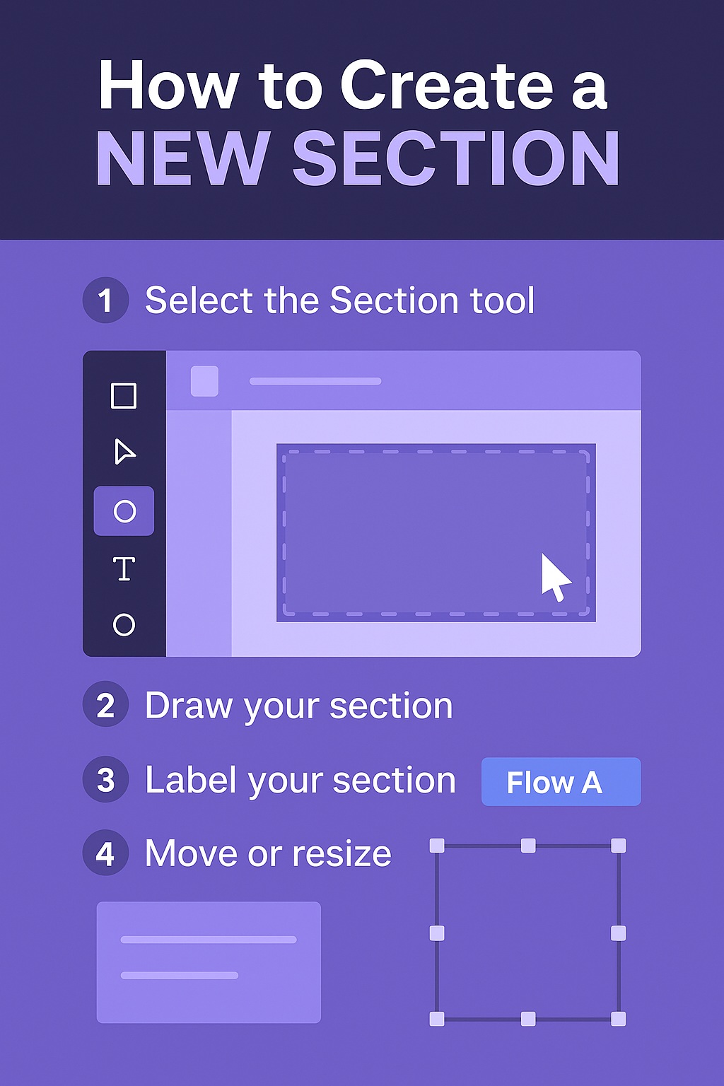 How to Create a New Section in Figma – Designilo