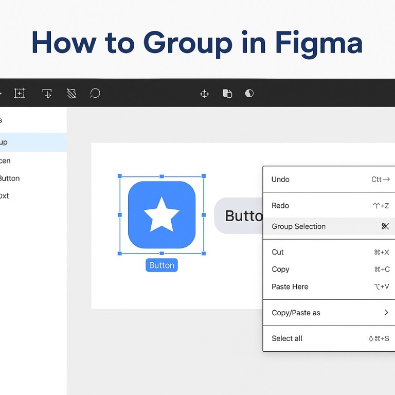 How to Group in Figma – Designilo