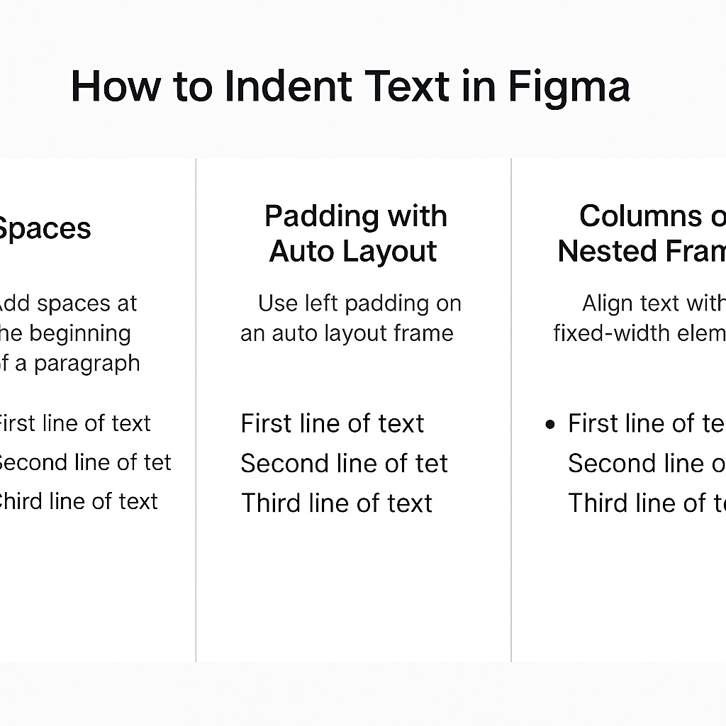 How to Indent Text in Figma (3 Smart Workarounds) – Designilo