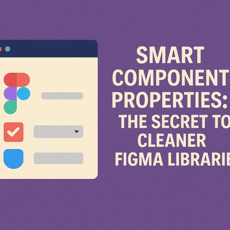 Smart Component Properties: The Secret to Cleaner Figma Libraries ...