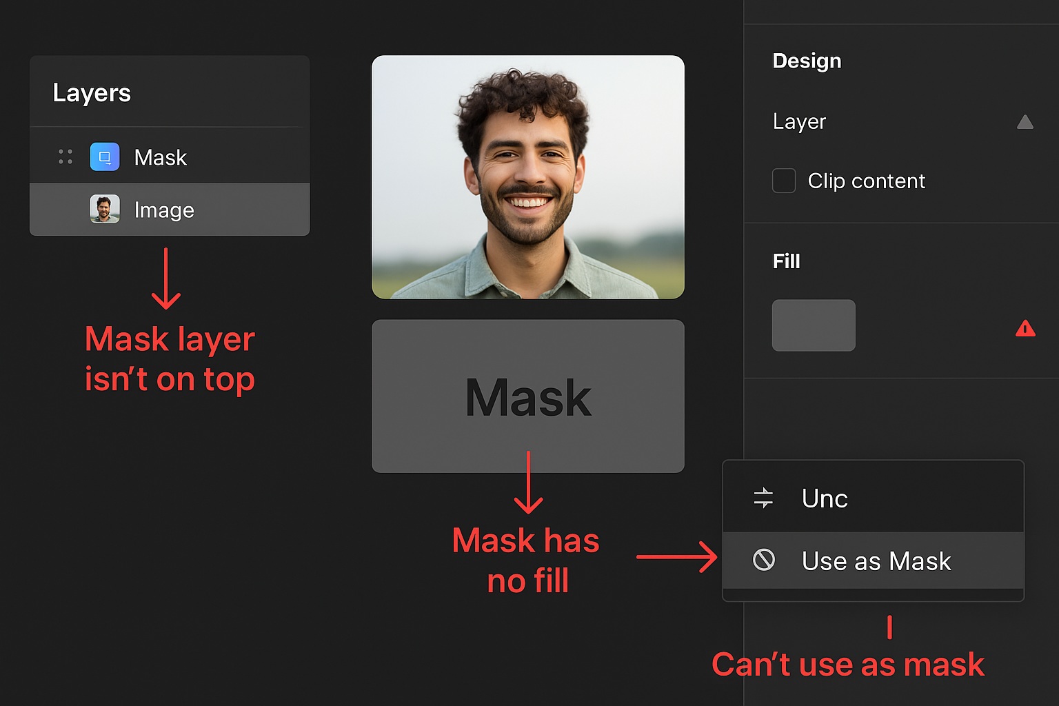 Why are masks not working in Figma – Designilo